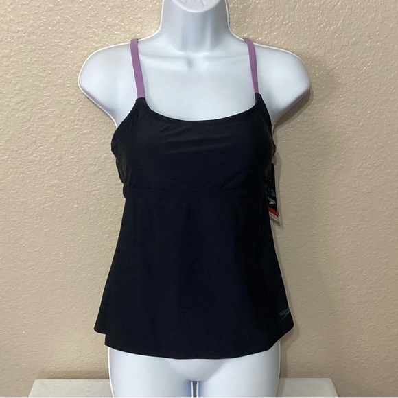 Speedo | Swim | Speedo Black Tankini Top | Poshmark